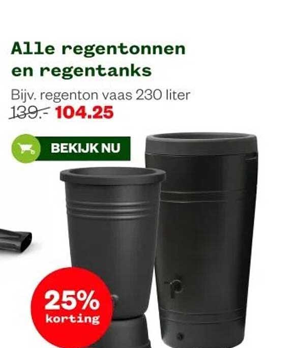 Alle Regentonnen En Regentanks Aanbieding bij Welkoop - FolderFeest.nl