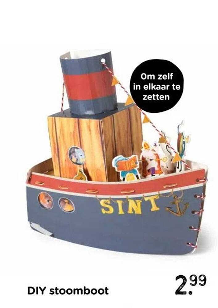 Diy Stoomboot Aanbieding bij Xenos - FolderFeest.nl