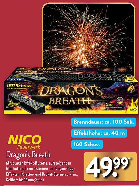 Dragon's Breath aanbieding bij ALDI