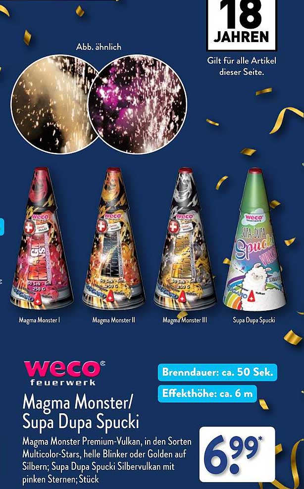 Magma Monster/ Supa Dupa Spucki Aanbieding bij ALDI - FolderFeest.nl