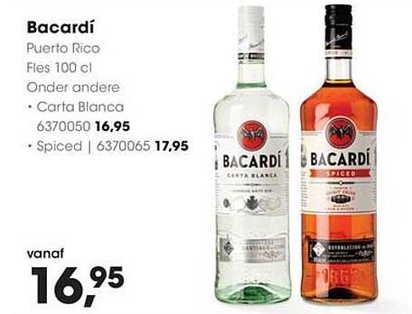 Bacardí Aanbieding bij Hoogvliet - FolderFeest.nl