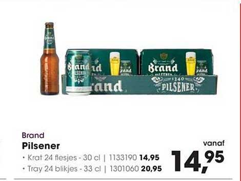 Brand Pilsener Aanbieding bij HANOS - FolderFeest.nl