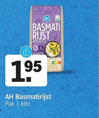 Ah Basmati-Rijst aanbieding bij Albert Heijn