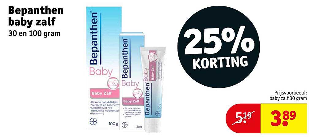 Bepanthen Baby Zalf aanbieding bij Kruidvat