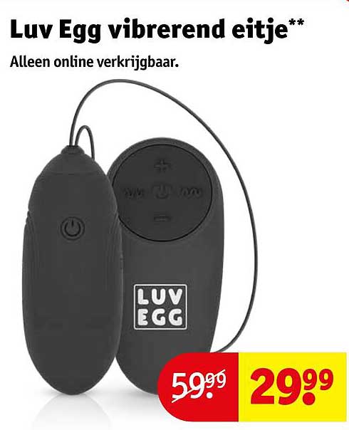 Luv Egg Vibrerend Eitje aanbieding bij Kruidvat