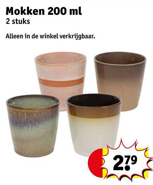 Mokken 200 Ml Aanbieding bij Kruidvat - FolderFeest.nl
