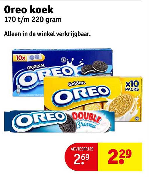 Oreo Koek aanbieding bij Kruidvat