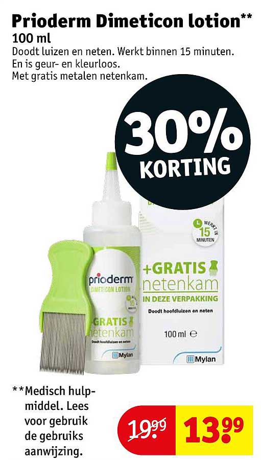 Prioderm Dimeticon Lotion** aanbieding bij Kruidvat