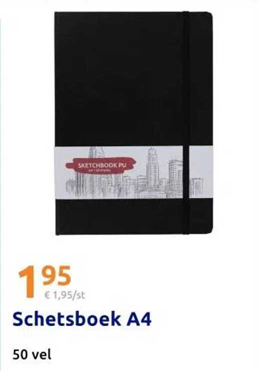 Schetsboek A4 Aanbieding bij Action - FolderFeest.nl