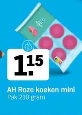 Ah Roze Koeken Mini Aanbieding bij Albert Heijn - FolderFeest.nl