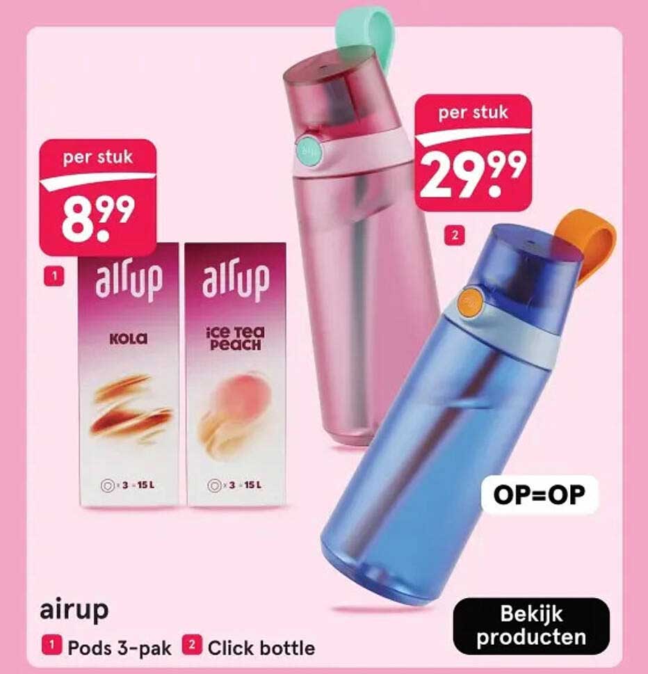 Airup Pods 3-Pak Aanbieding bij Etos - FolderFeest.nl