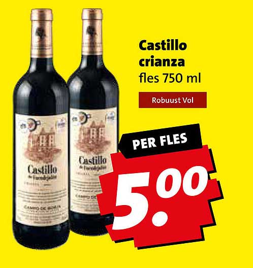 Castillo Crianza Fles 750 Ml Aanbieding bij Nettorama - FolderFeest.nl