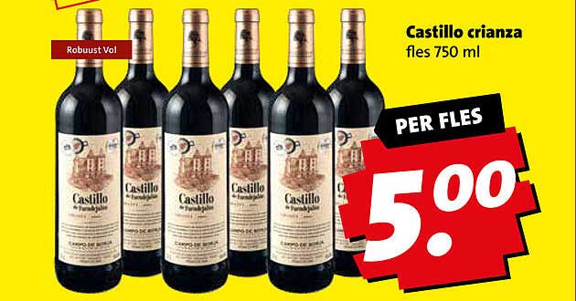 Castillo Crianza Fles 750 Ml Aanbieding bij Nettorama - FolderFeest.nl
