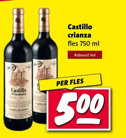 Castillo Crianza Fles 750 Ml Aanbieding bij Nettorama - FolderFeest.nl