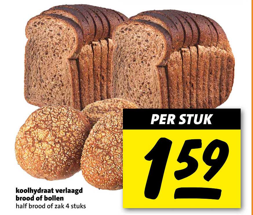 Koolhydraat Verlaagd Brood Of Bollen Aanbieding bij Boni - FolderFeest.nl