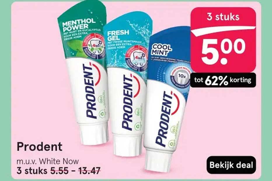 Prodent Aanbieding bij Etos - FolderFeest.nl