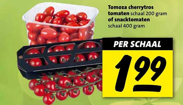 Tomoza Cherrytomaten Schaal 200 Gram Of Snacktomaten Schaal 400 Gram ...