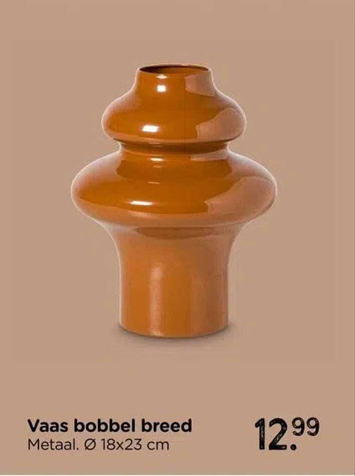 Vaas Bobbel Breed Aanbieding bij Xenos - FolderFeest.nl