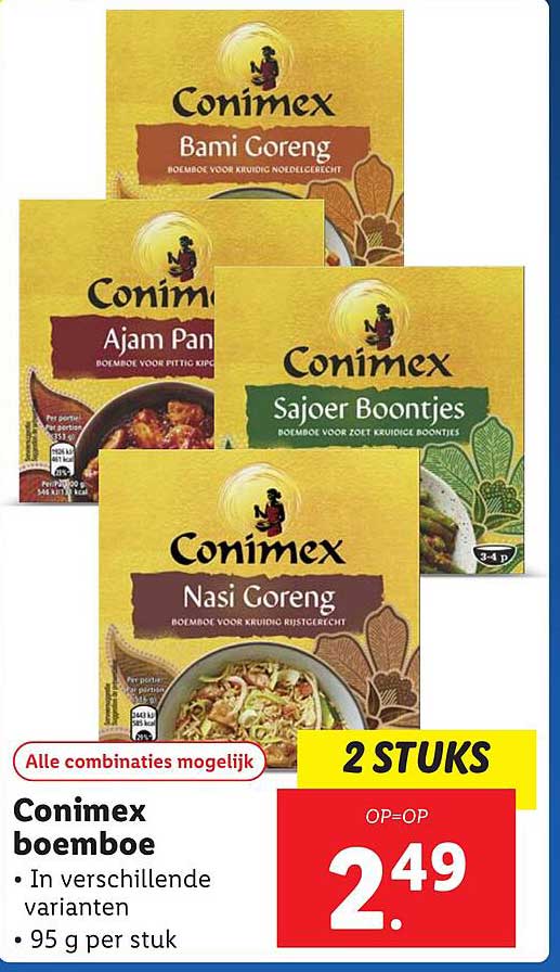 Conimex Boemboe Aanbieding bij Lidl - FolderFeest.nl