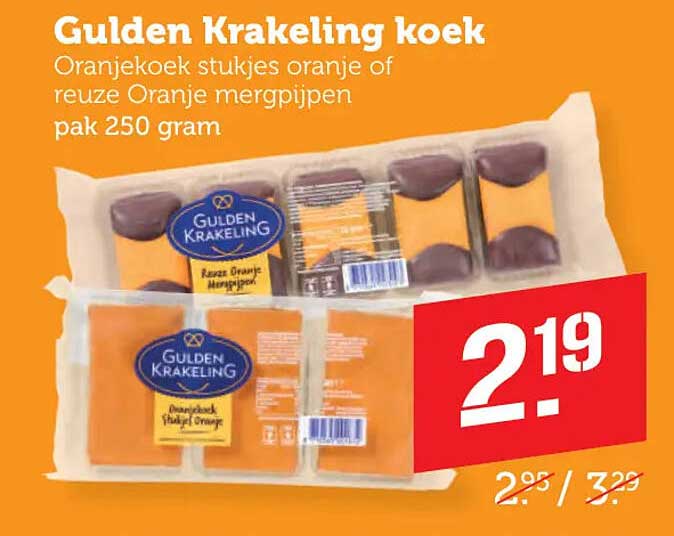 Gulden Krakeling Koek Oranje Koek Stukjes Oranje Of Reuze Oranje ...