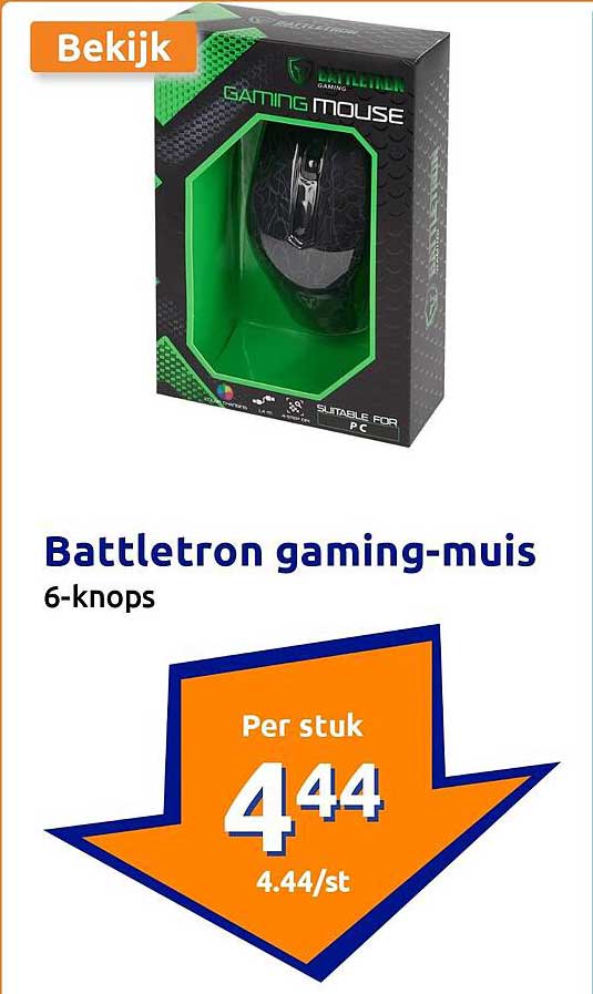 Battletron Gaming-Muis aanbieding bij Action