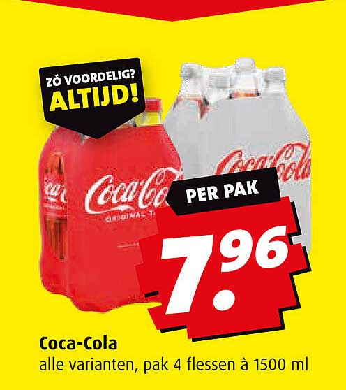 Coca-Cola aanbieding bij Boni