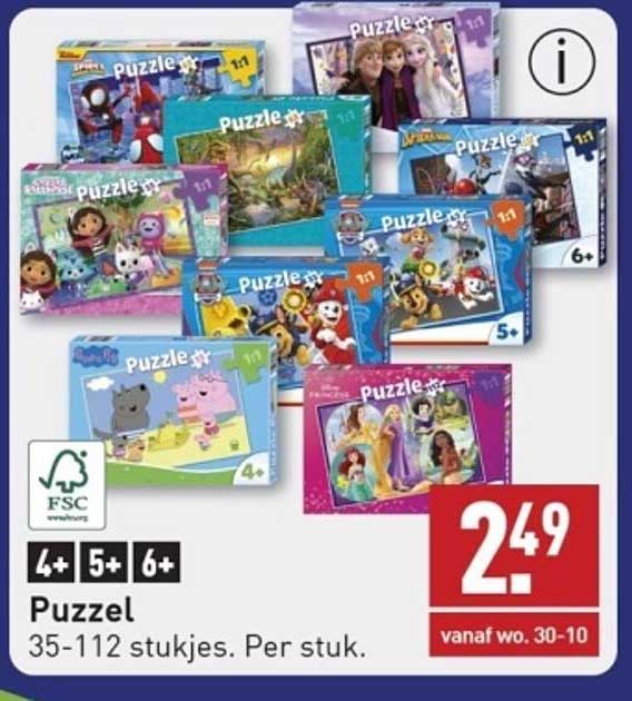 Puzzel aanbieding bij ALDI