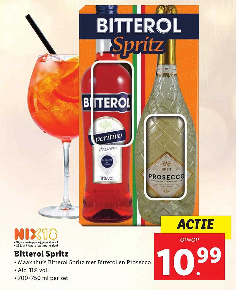 Bitterol Spritz Aanbieding bij Lidl - FolderFeest.nl