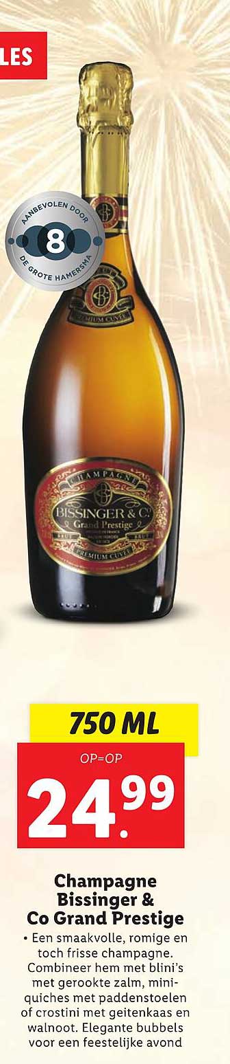 Champagne Bissinger & Co Grand Prestige Aanbieding bij Lidl ...
