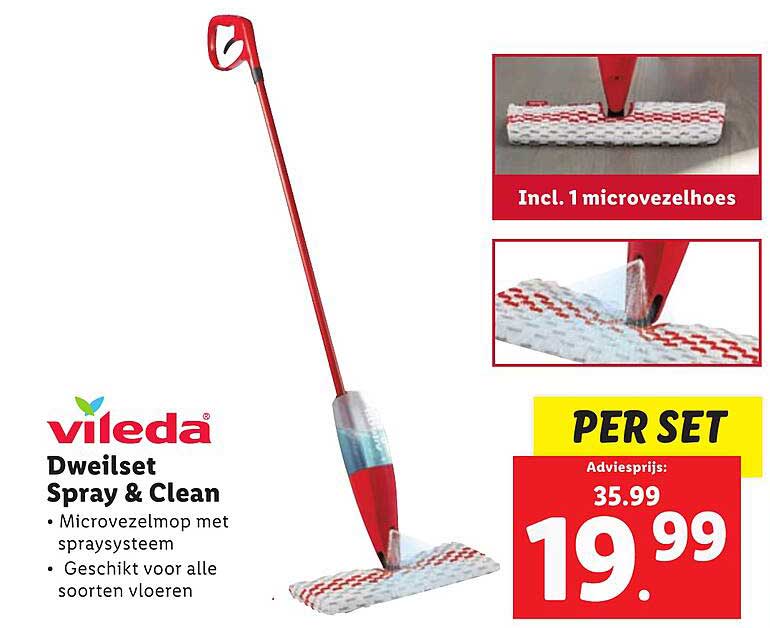 Vileda Dweilset Spray & Clean aanbieding bij Lidl