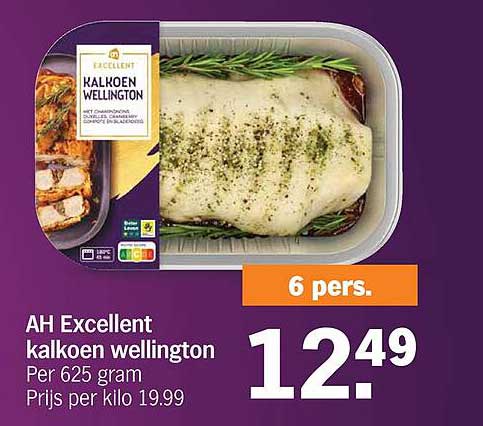 Ah Excellent Kalkoen Wellington Aanbieding bij Albert Heijn ...