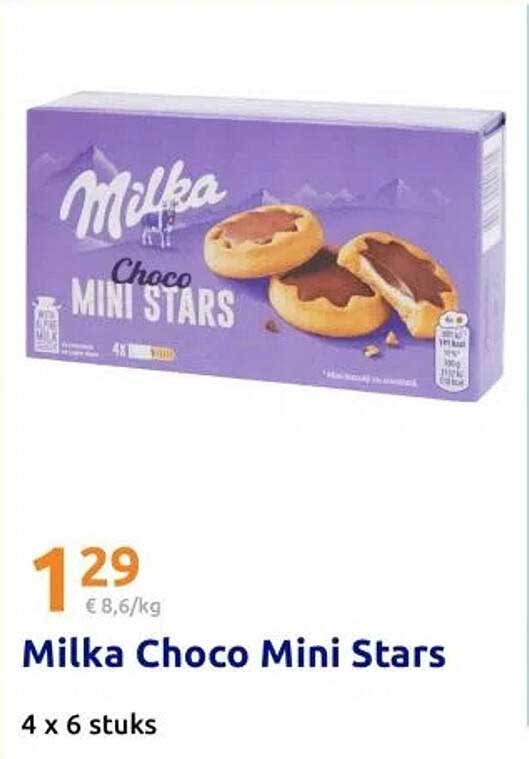 Milka Choco Mini Stars Aanbieding bij Action - FolderFeest.nl