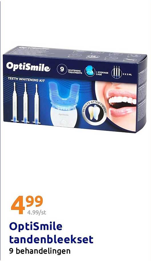 Optismile Tandenbleekset Aanbieding bij Action - FolderFeest.nl