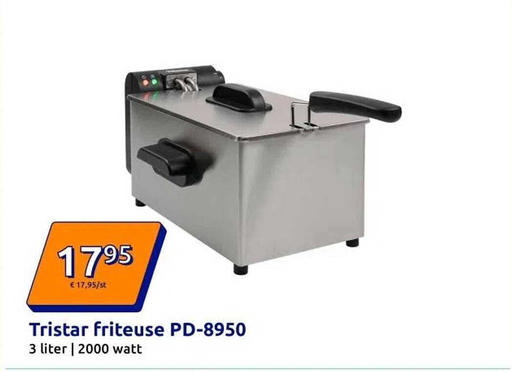 Tristar Friteuse Pd-8950 Aanbieding bij Action - FolderFeest.nl