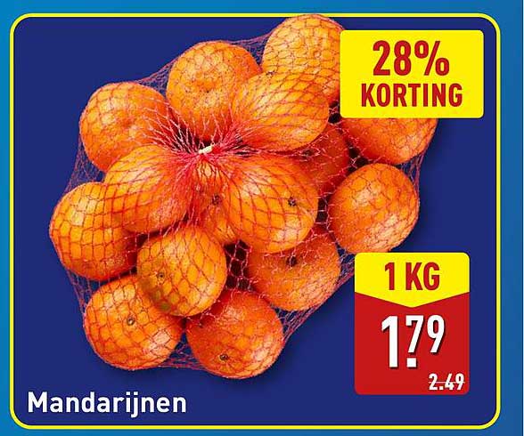 Mandarijnen Aanbieding bij ALDI - FolderFeest.nl