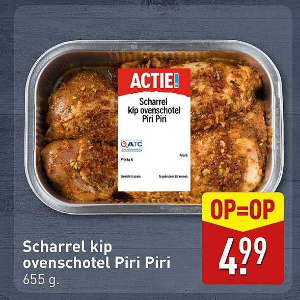 Scharrel Kip Ovenschotel Piri Piri Aanbieding bij ALDI - FolderFeest.nl