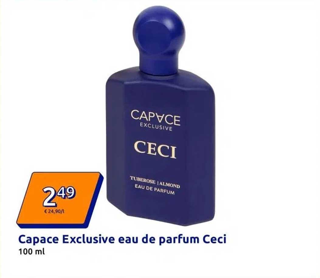Capace Exclusive Eau De Parfum Ceci Aanbieding bij Action - FolderFeest.nl