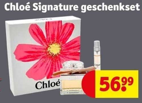 Chloé Signature Geschenkset aanbieding bij Kruidvat