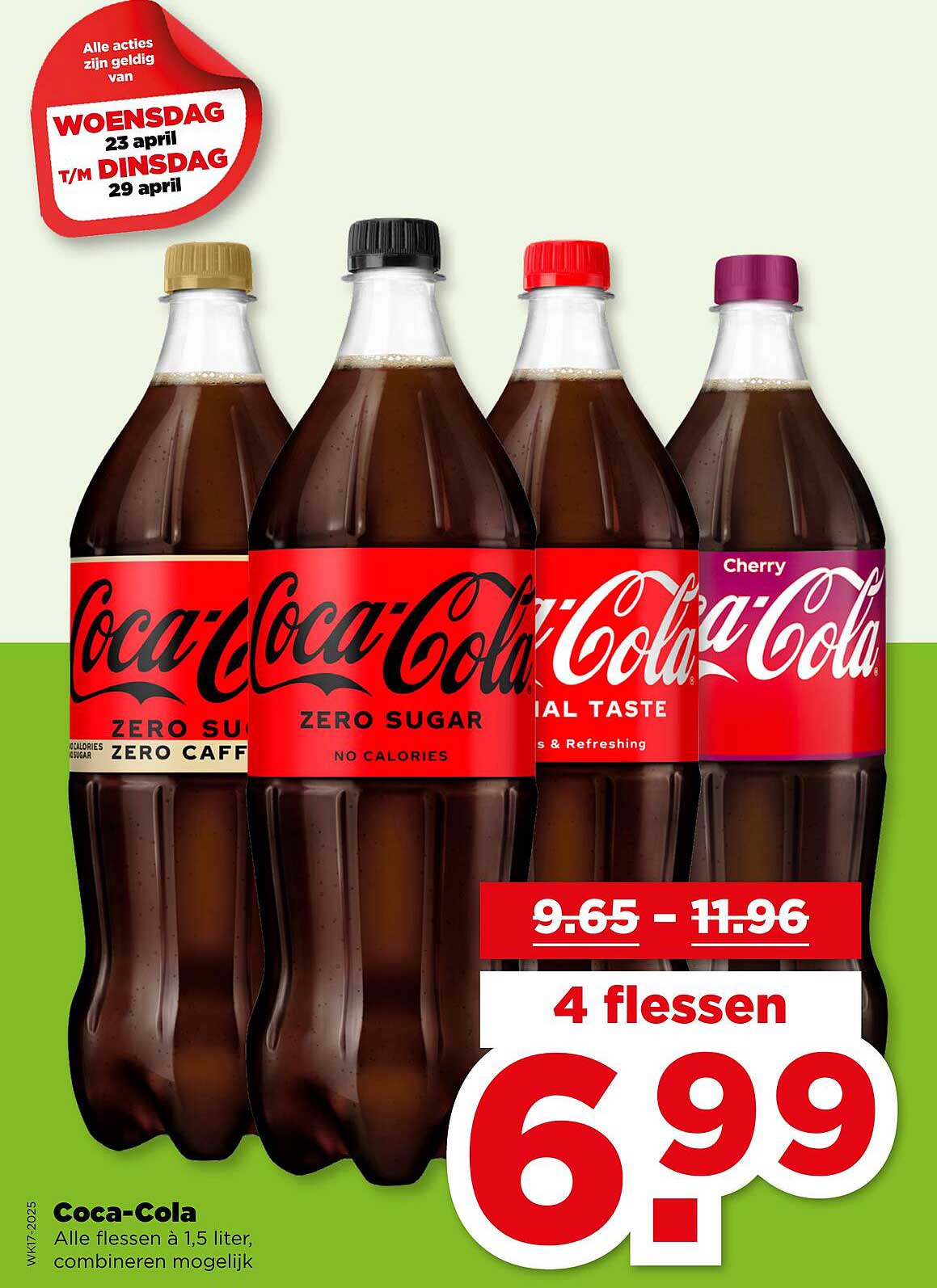 Coca-Cola aanbieding bij PLUS
