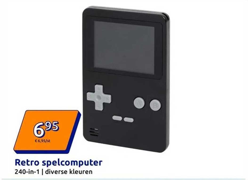 Retro Spelcomputer aanbieding bij Action