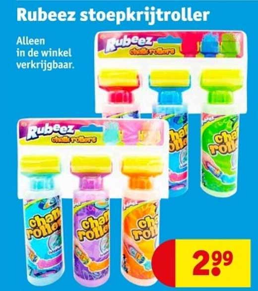Rubeez Stoepkrijttroller aanbieding bij Kruidvat