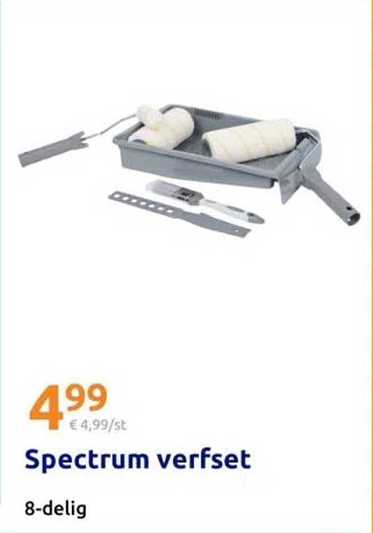 Spectrum Verfset aanbieding bij Action