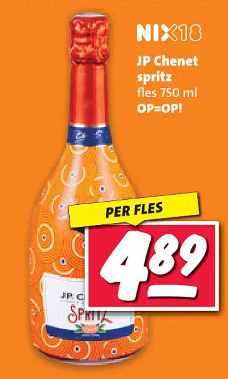 Jp Chenet Spritz Fles 750 Ml Op=Op! Aanbieding bij Nettorama ...