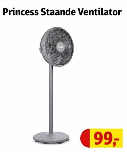 Princess Staande Ventilator Aanbieding bij Kruidvat - FolderFeest.nl