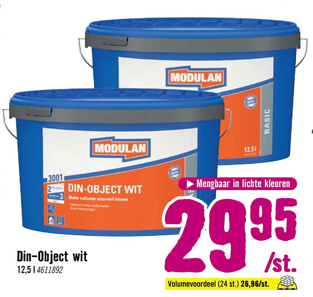 Din-Object Wit Aanbieding bij Hornbach - FolderFeest.nl