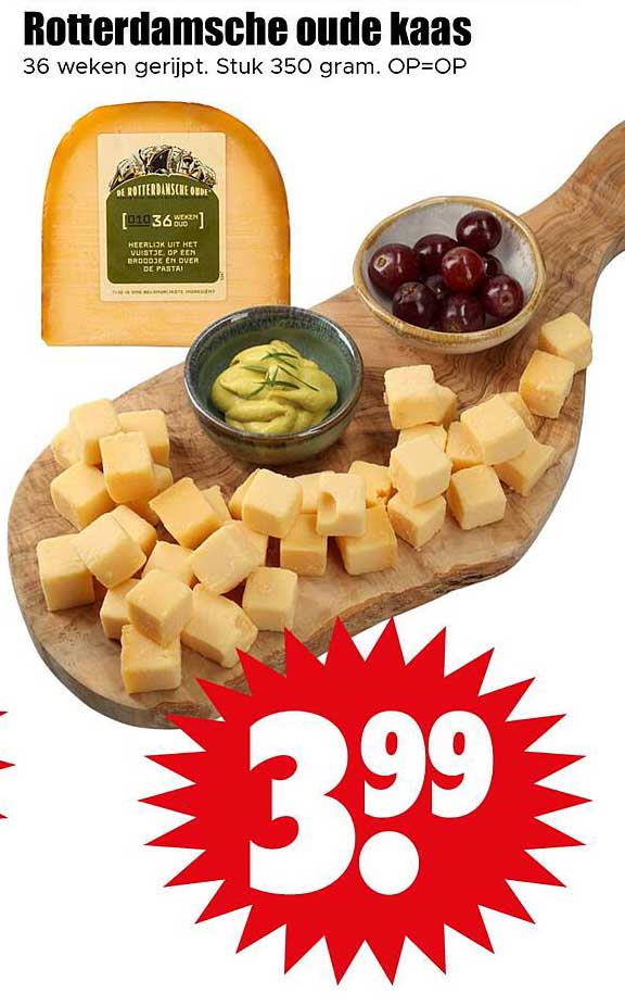 Rotterdamsche Oude Kaas Aanbieding bij Dirk - FolderFeest.nl