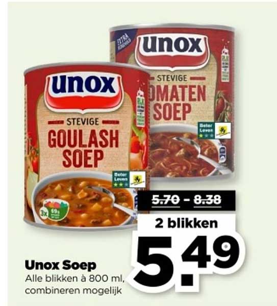 Unox Soep Aanbieding bij PLUS - FolderFeest.nl