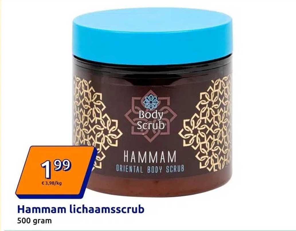 Hammam Lichaamscrub Aanbieding bij Action - FolderFeest.nl