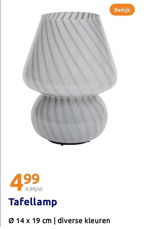 Tafellamp Aanbieding bij Action - FolderFeest.nl