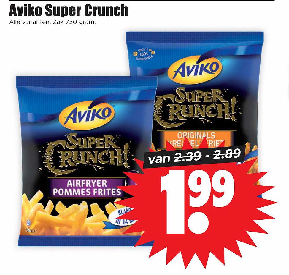 Aviko Super Crunch Aanbieding bij Dirk - FolderFeest.nl